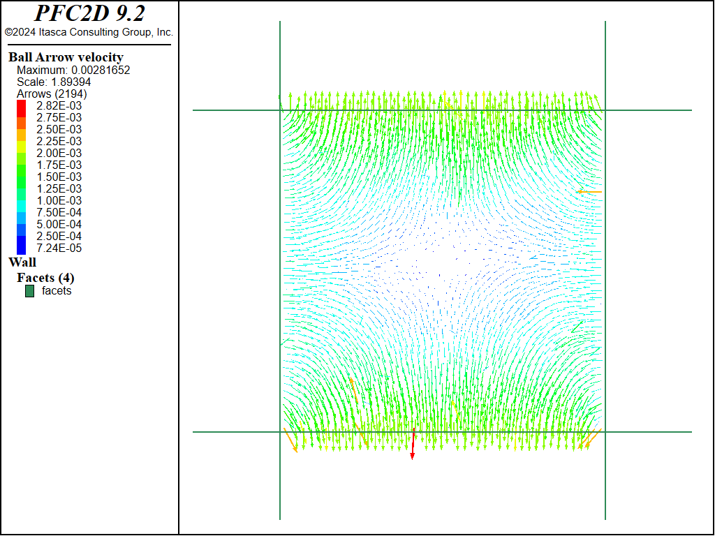 Probing a Granular Specimen — Itasca Software 9.2 documentation