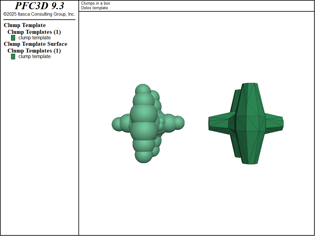 Clumps in a Box — Itasca Software 9.4 documentation